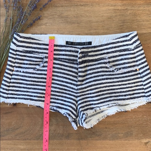 Zara | Shorts | Zara Mini Striped Shorts | Poshmark